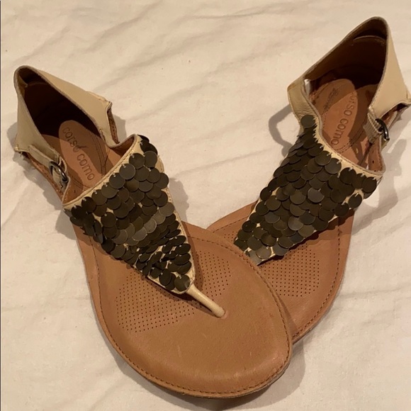 Corso Como | Shoes | New Corso Como Flat Sandal W Metal Detail | Poshmark